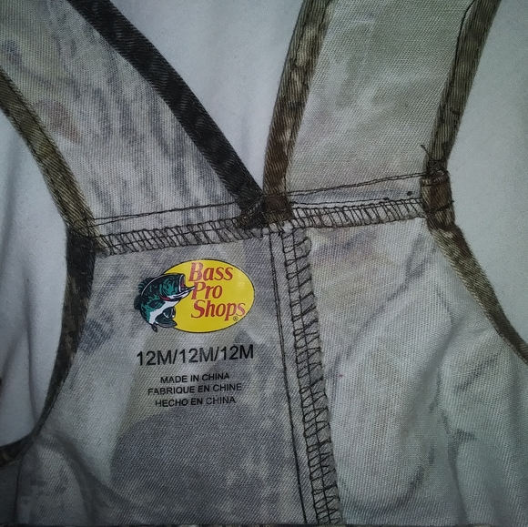 Bass Pro Shops | Bottoms | Boys 2m Bass Pro Shop Realtree Camo Overalls ...
